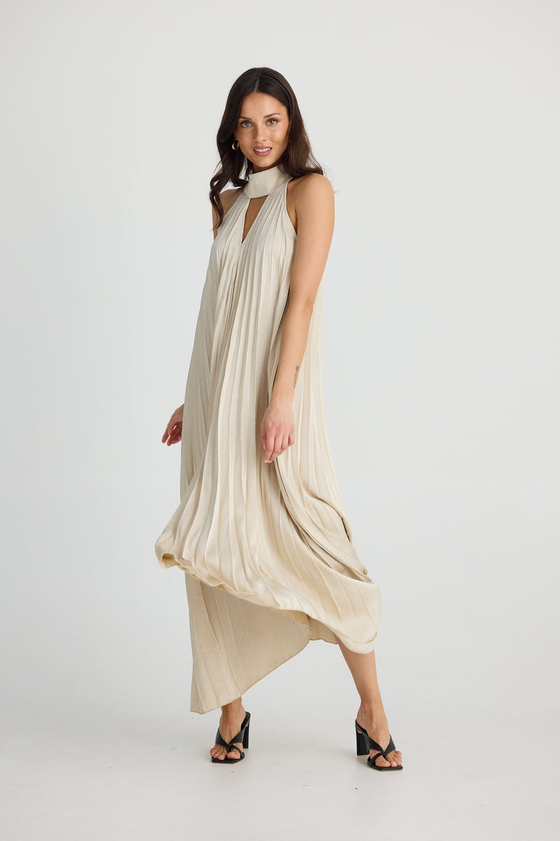 Inca Dress Oyster – The Kingsman Collection