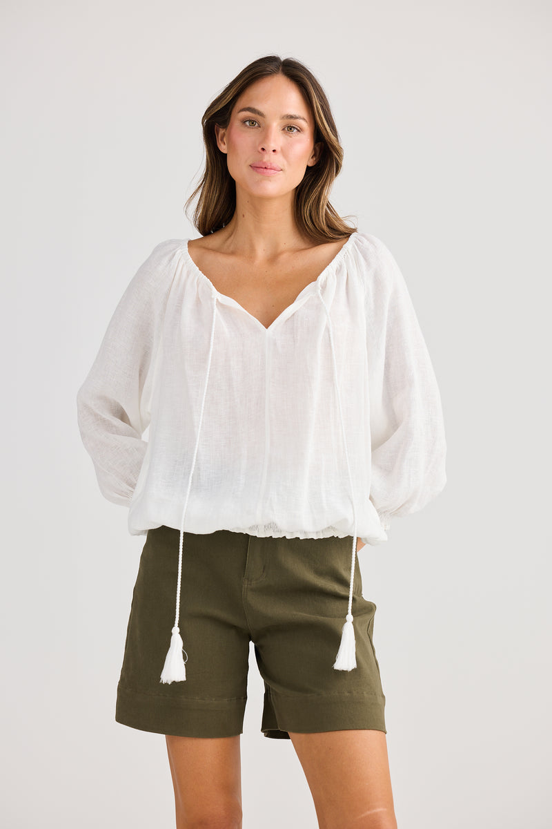 Seaside Top White – The Kingsman Collection
